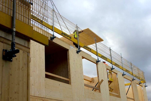 j safe temporary edge protection system_timber framed building | CLT ...