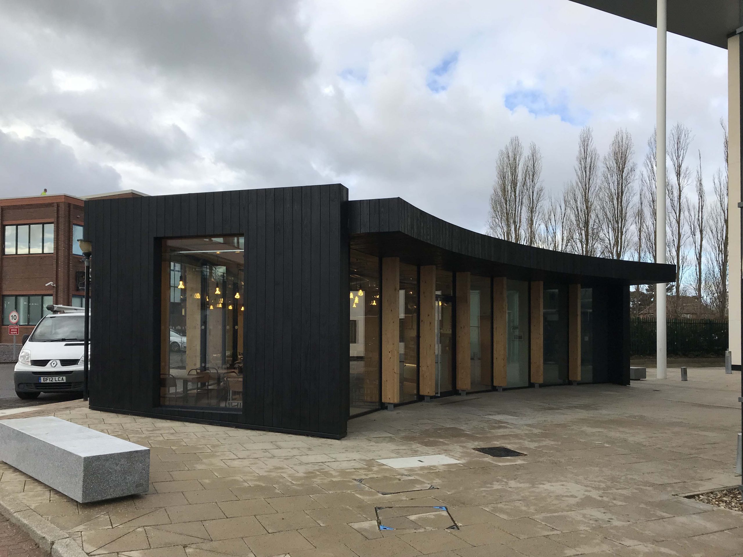 Caffè Kix | CLT, Glulam & Hybrid Structural Solutions - UK