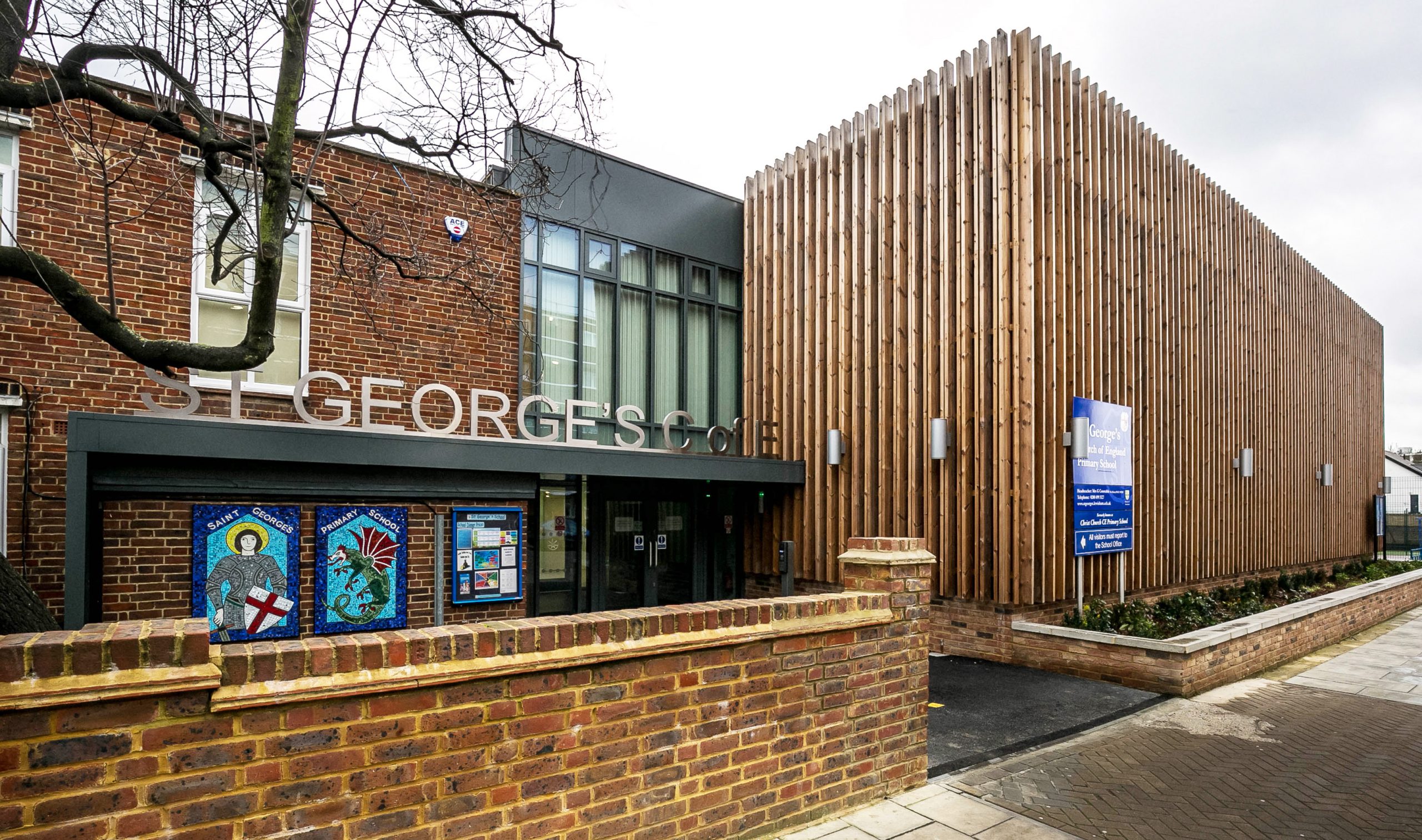 St George’s CE Primary School | CLT, Glulam & Hybrid Structural ...