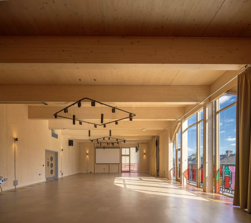 Livewell Centre, Kingsley Hall | CLT, Glulam & Hybrid Structural ...